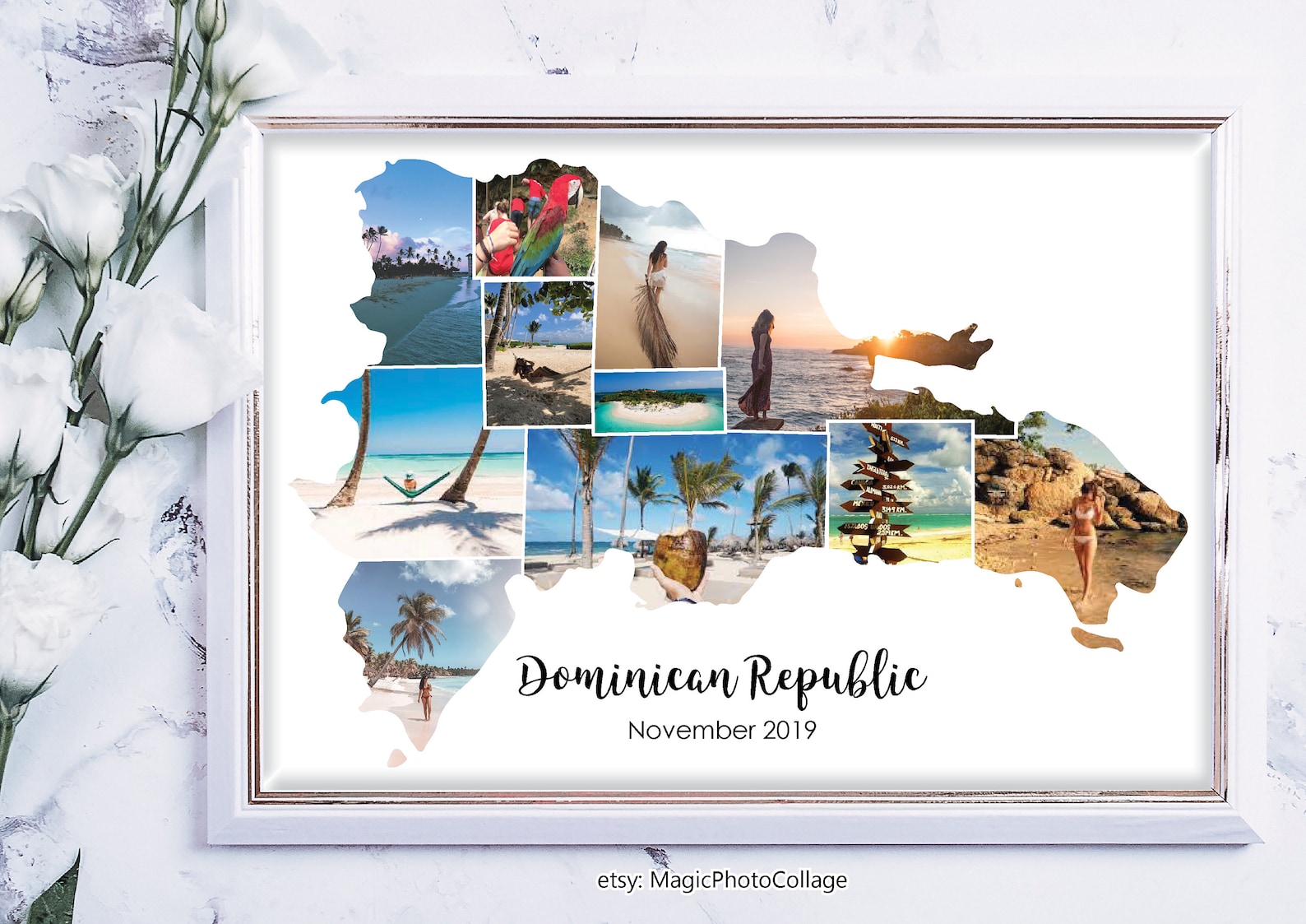 Dominican Republic Photo Collage - Etsy