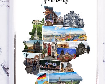 Germany Photo Collage - Etsy