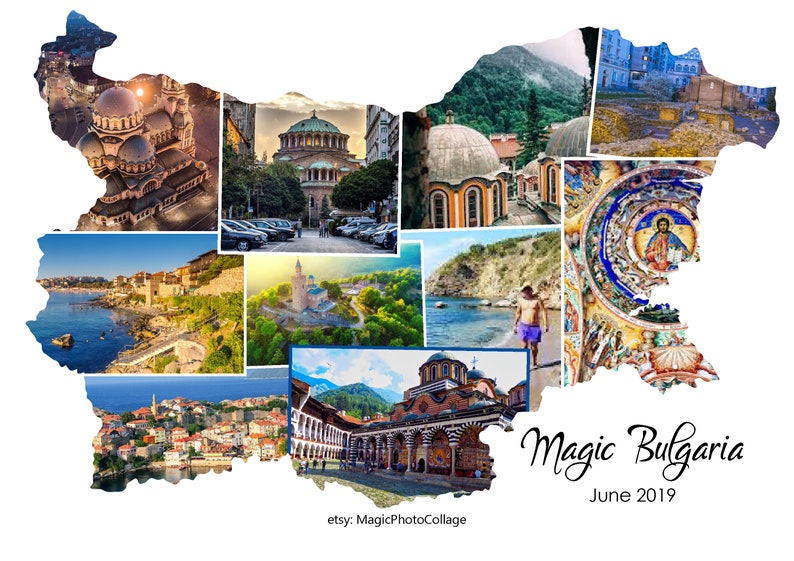 Bulgaria Photo Collage - Etsy
