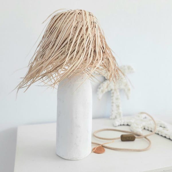 Paper Mache Lamp - Etsy