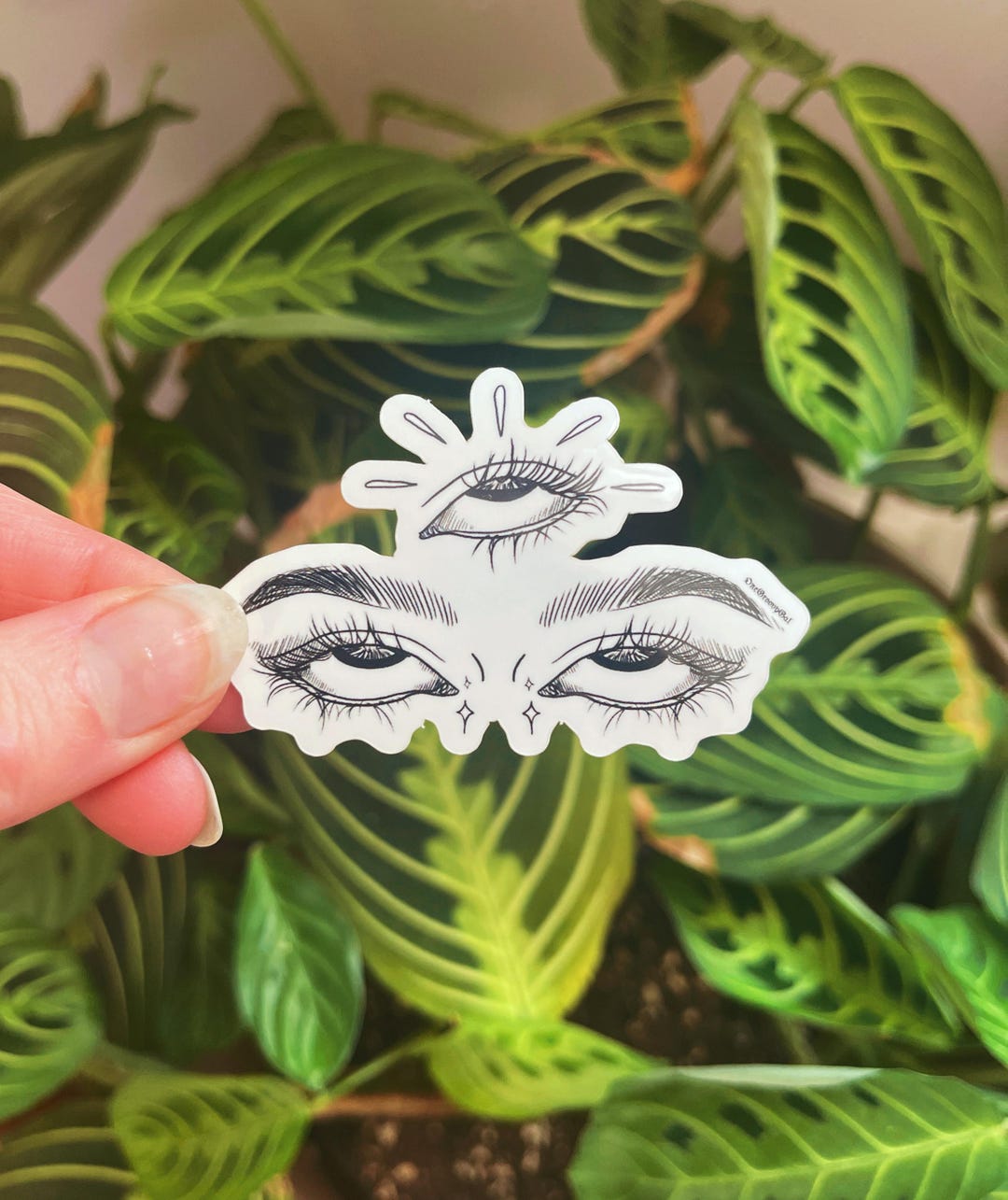 THIRD EYEROLL Sticker, Third Eye Sticker, Evil Eye Sticker, Third Eye ...