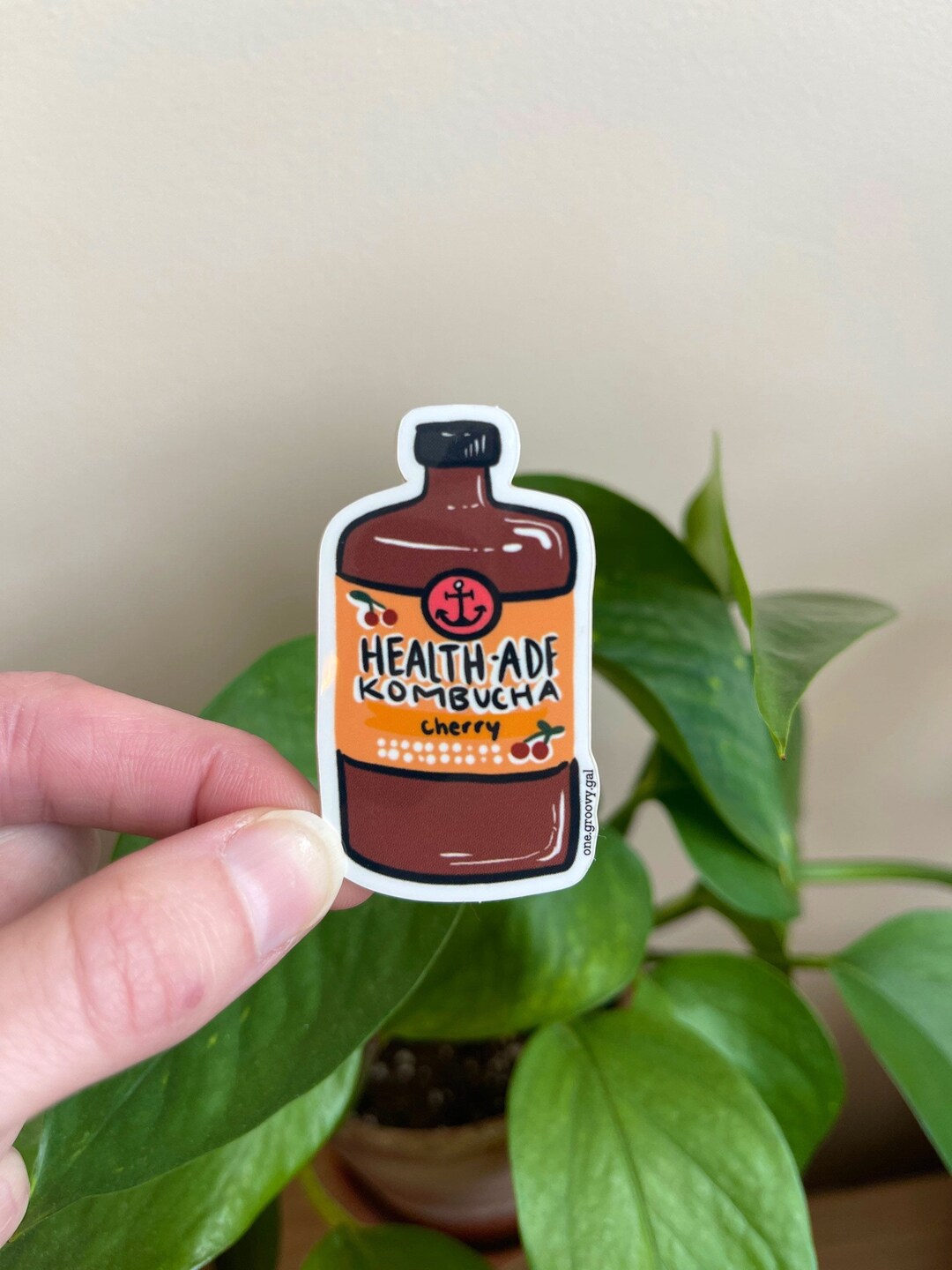 KOMBUCHA Sticker, Health Food Sticker, Wellness Sticker, That Girl ...
