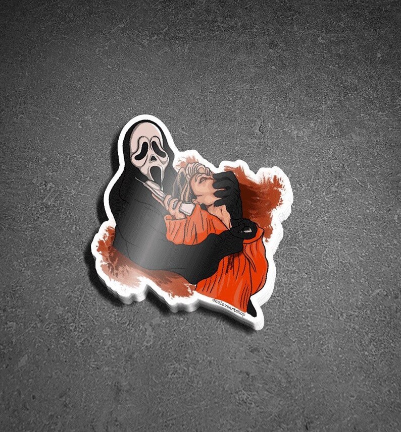 SCREAM Sticker Scream Movie Sticker Scary Movie Sticker - Etsy