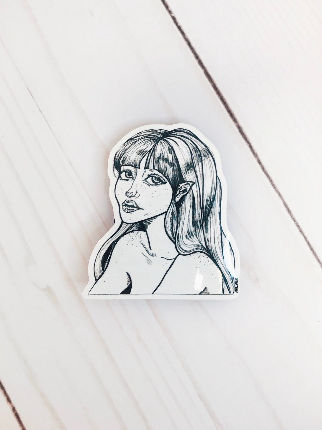 FAERIE Sticker, Fairy Sticker, Faye Sticker, Nymph Sticker, Elf Sticker ...