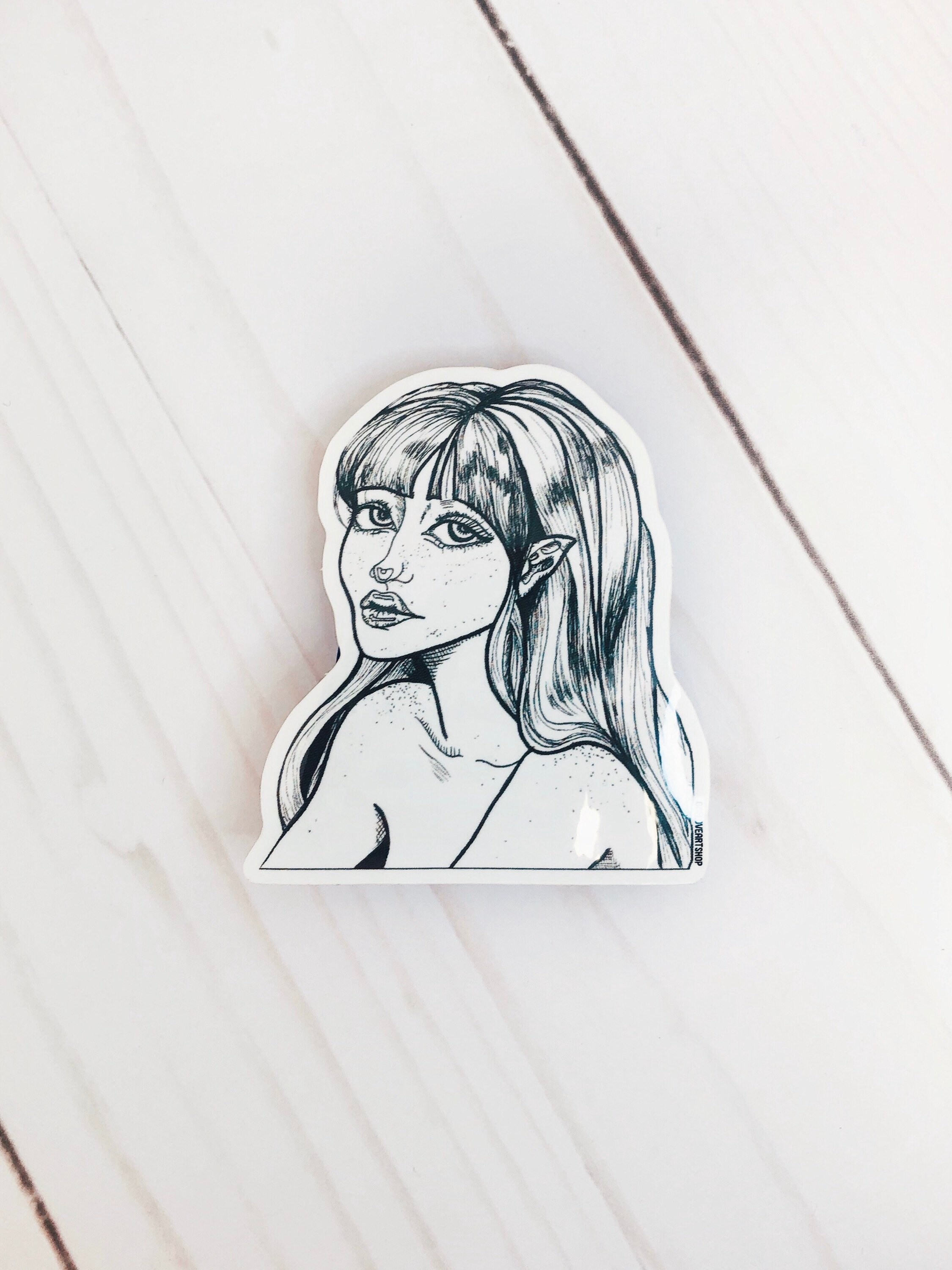 FAERIE Sticker Fairy Sticker Faye Sticker Nymph Sticker - Etsy