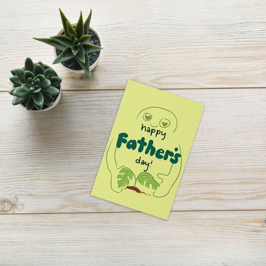 Plant Dad Card - Etsy