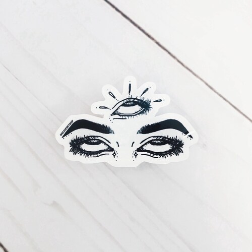 Perspective Vinyl Sticker Third Eye Vinyl Sticker Focus | Etsy