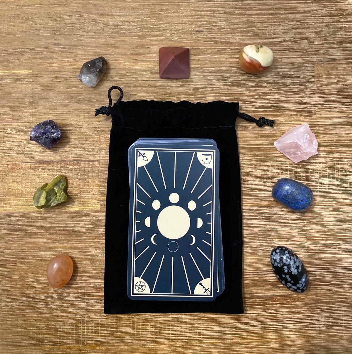 Simple Earth Tarot Deck - Original Artwork Illustrated Tarot Deck With ...