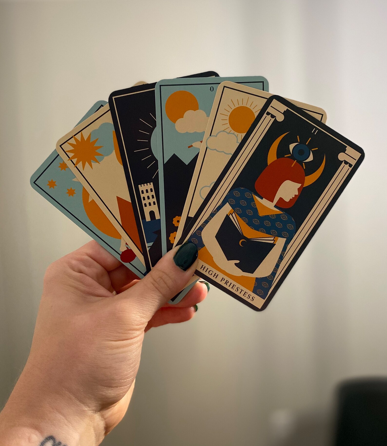 Simple Earth Tarot Deck - Original Artwork Illustrated Tarot Deck With ...