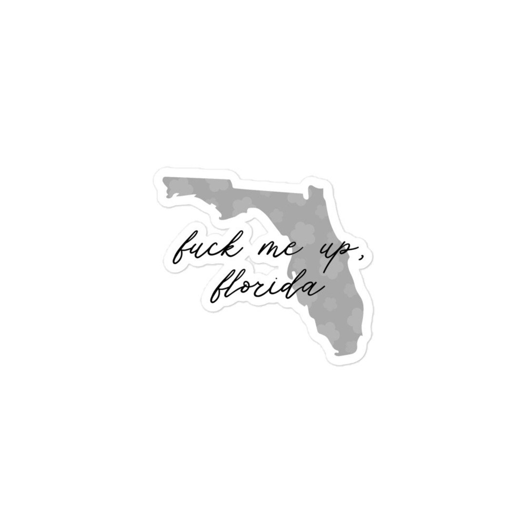 Fck Me Up, Florida Sticker TTPD Florida Sticker Swiftie Eras Gifts - Etsy