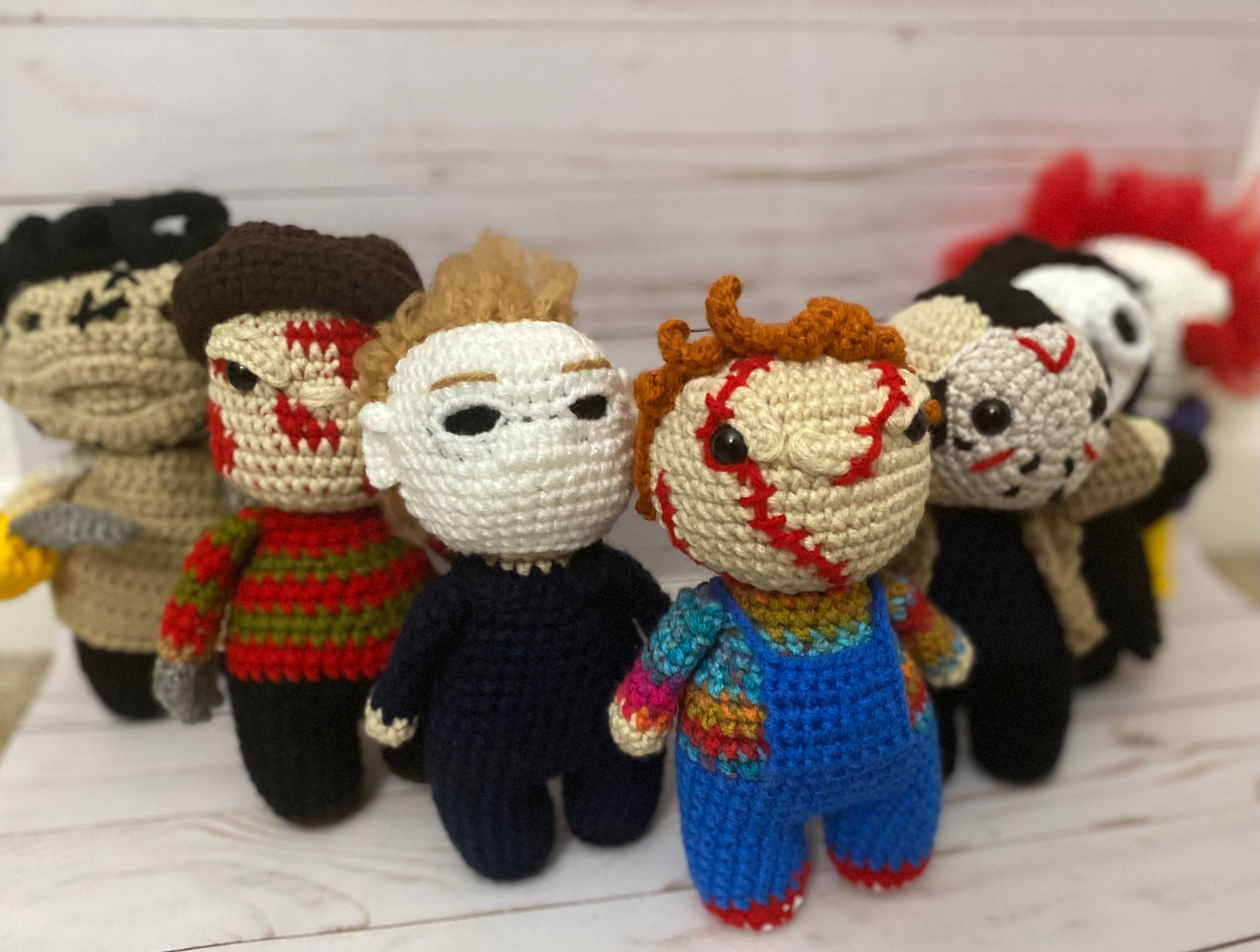 Classic Horror Movie Character Crochet Dolls | Etsy