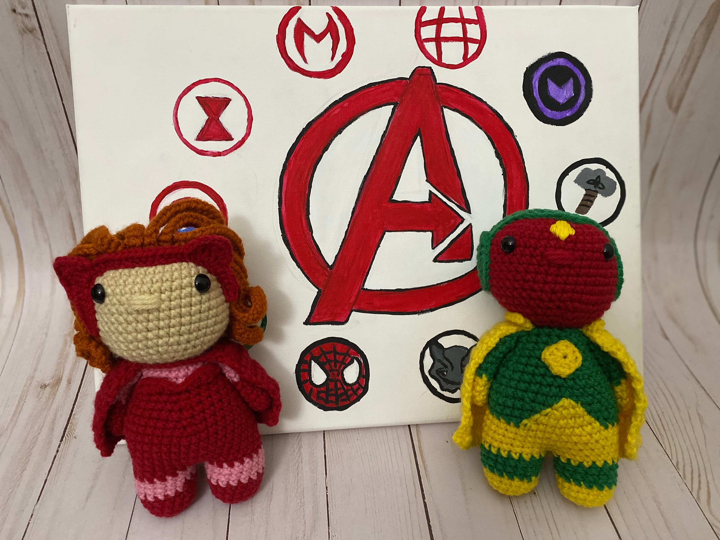 Stuffed Animals & Plushies Toys & Games Wanda Vision inspired Amigurumi ...
