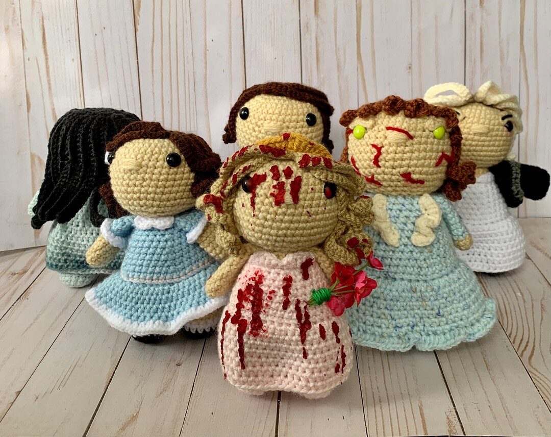 Women of Horror Films Inspired Crochet Dolls - Etsy