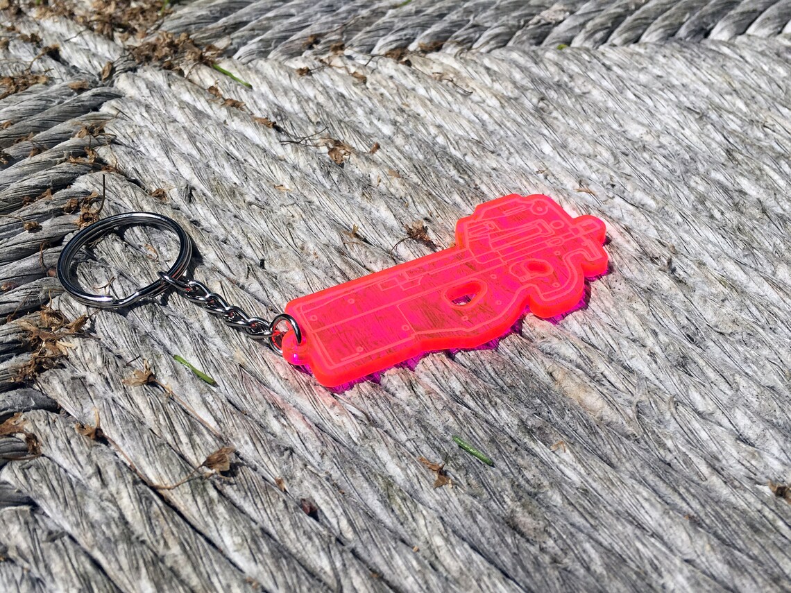 Pink P90 Keychain Charm or Necklace FN P90 P-chan - Etsy Canada