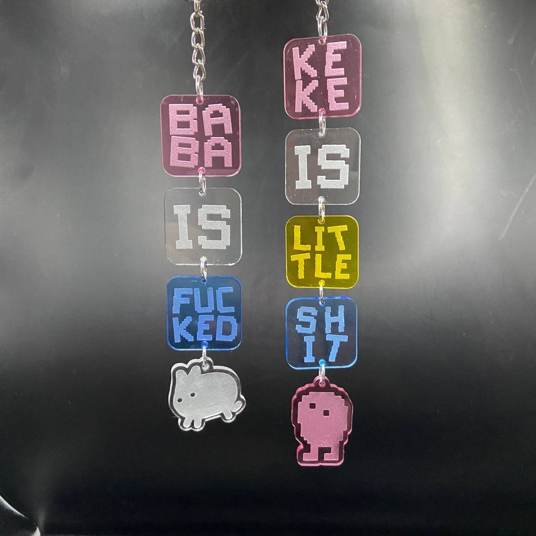 NSFW Baba - Keke Keychains / Baba is You / Customizable - Etsy