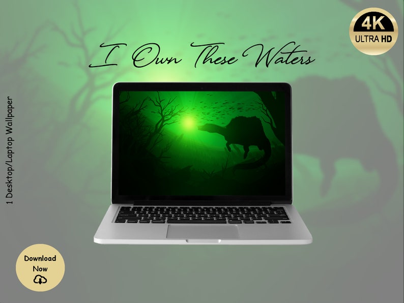 Eerie Spinosaurus | 1 Desktop Dinosaur Wallpaper | Background | PC ...