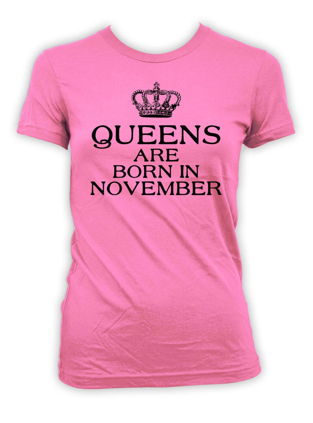 Custom Birthday Shirt November Birthday Present for Her Bday T Shirt ...