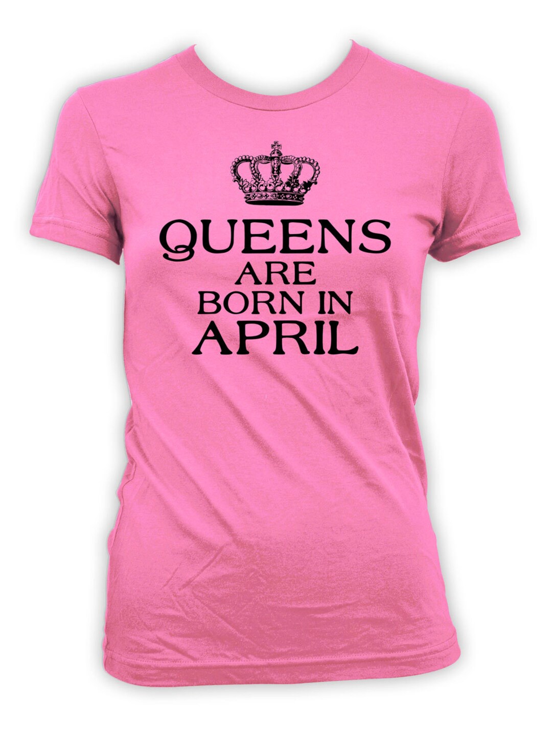 April Birthday Gift Custom Month Bday T Shirt Personalized Tshirt ...