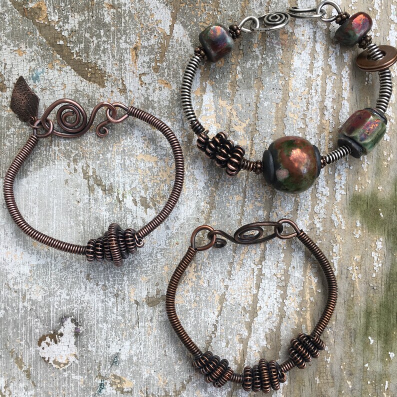 Coil Bangle Bracelet Tutorial - Etsy