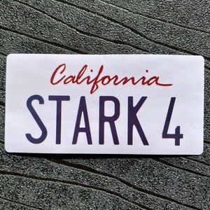 Avengers STARK 4 License Plate S.H.I.E.L.D. Waterproof and UV Resistant ...