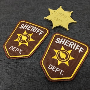 Raccoon City Arklay County R.P.D. Metal Prop Badge and Embroidered Iron ...