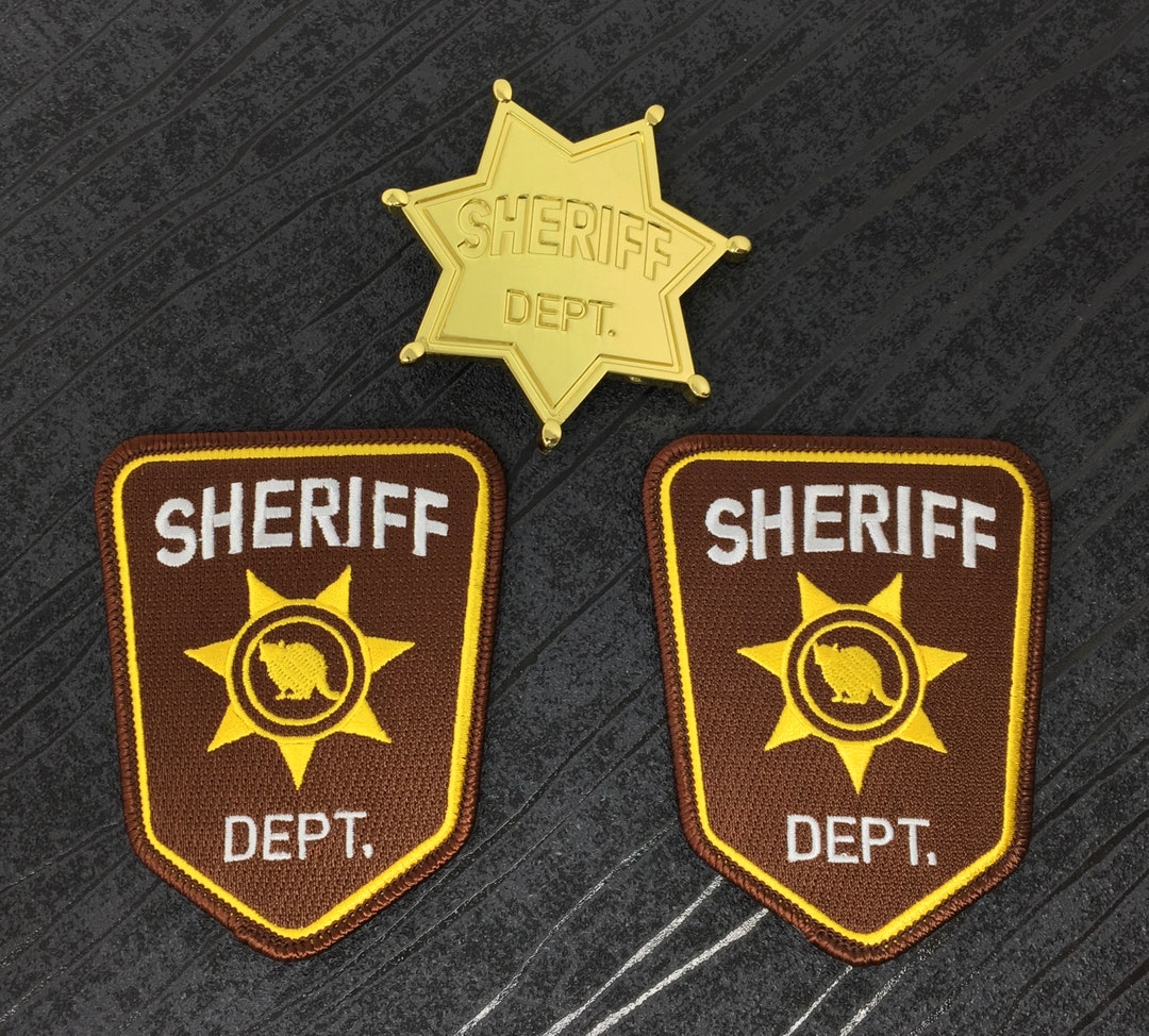 Raccoon City Arklay County R.P.D. Metal Prop Badge and Embroidered Iron ...