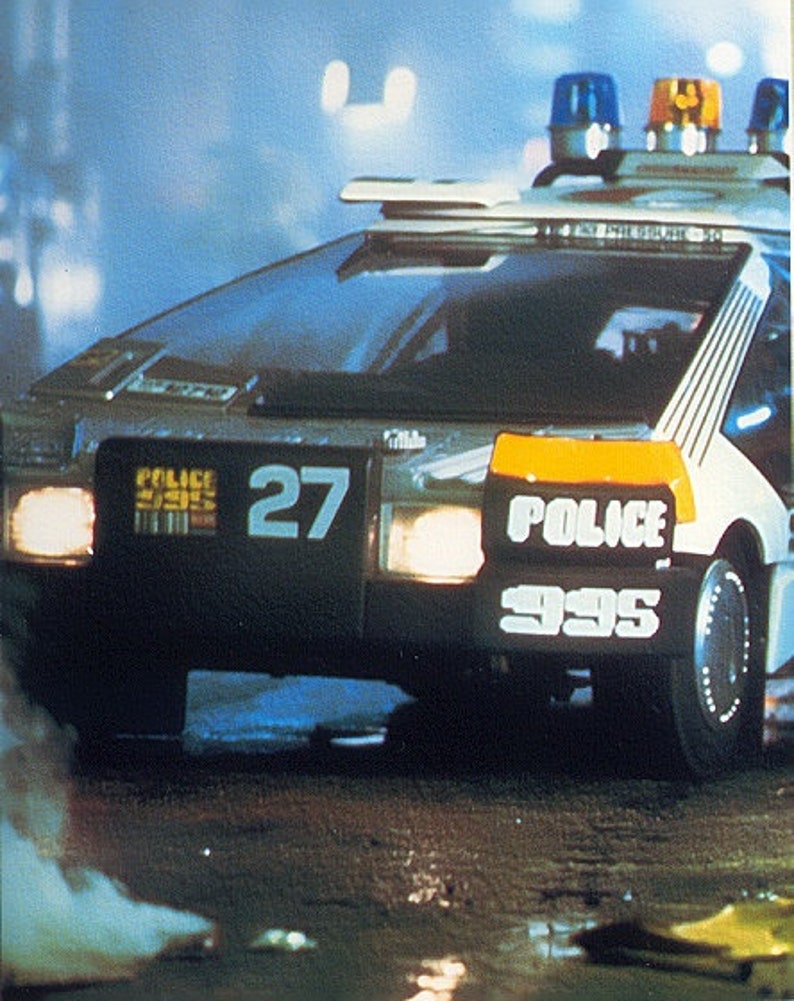 Blade Runner Police 995 Police Spinner Prop License Plate 200mm X 150mm ...