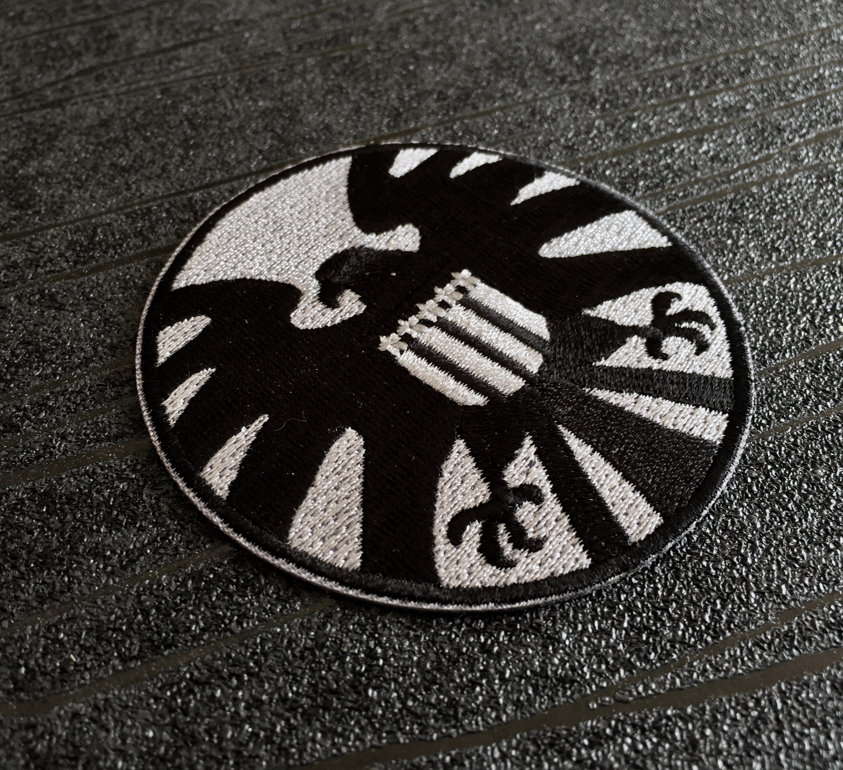 Avengers S.H.I.E.L.D Captain Marvel SHIELD Embroidered Iron on - Etsy UK