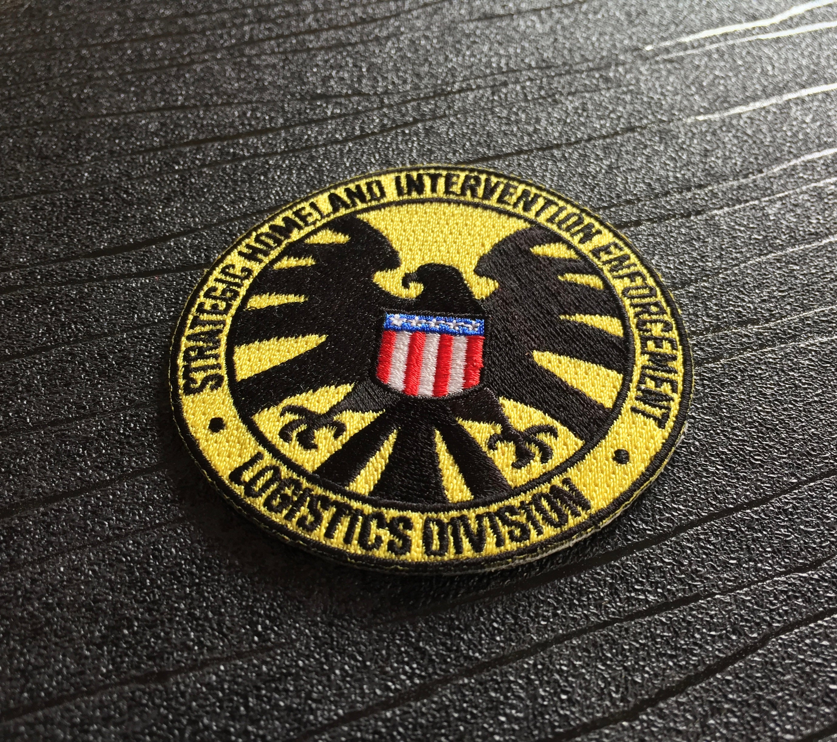 Avengers Endgame S.H.I.E.L.D Inspired Tony Stark Yellow SHIELD | Etsy