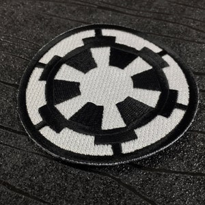 Imperial Galactic Empire Cog Embroidered Iron on Patch (75mm) - Etsy UK