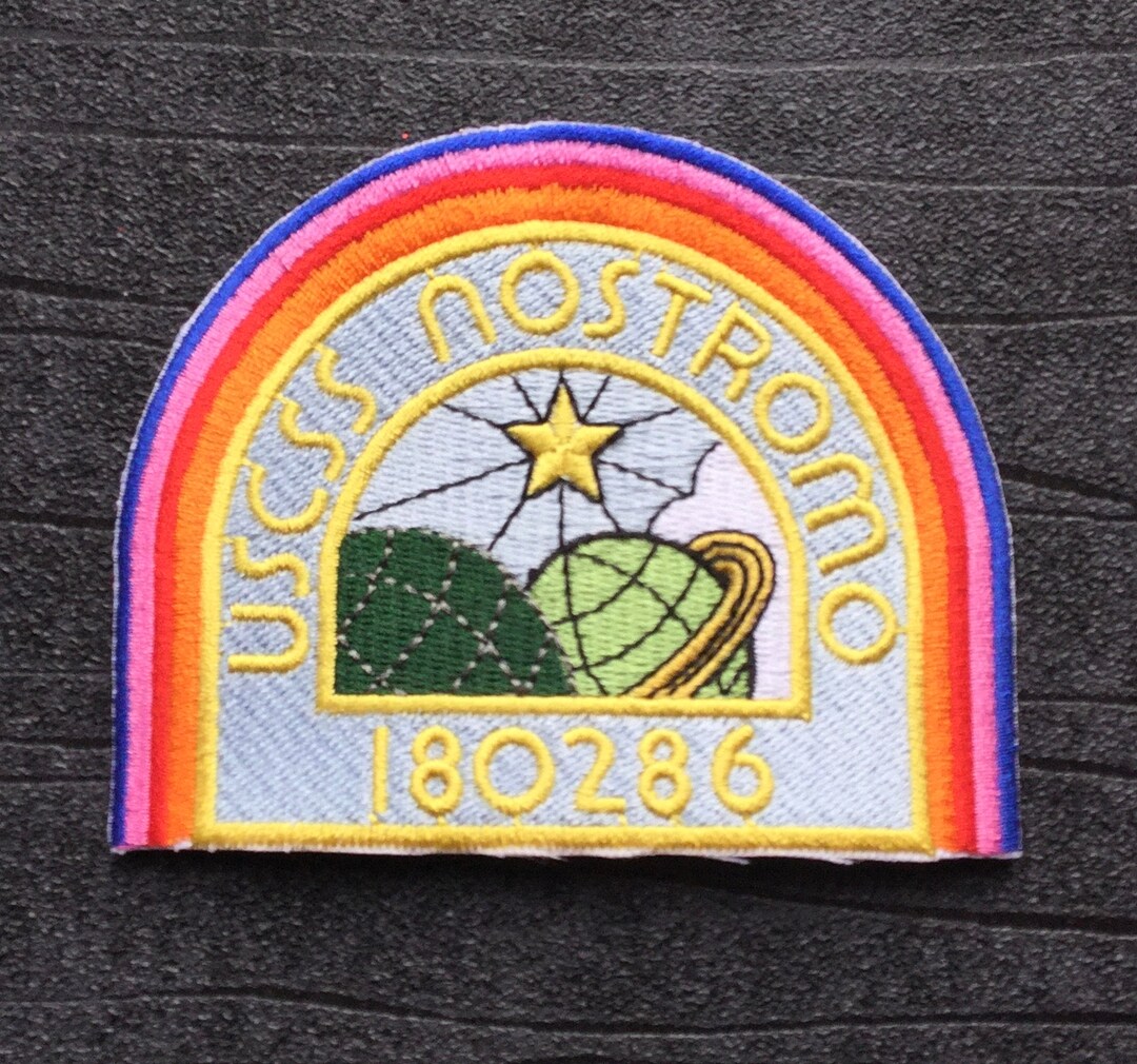 Alien USCSS Nostromo Embroidered Iron on Patch. Size 100mm X 80mm. - Etsy