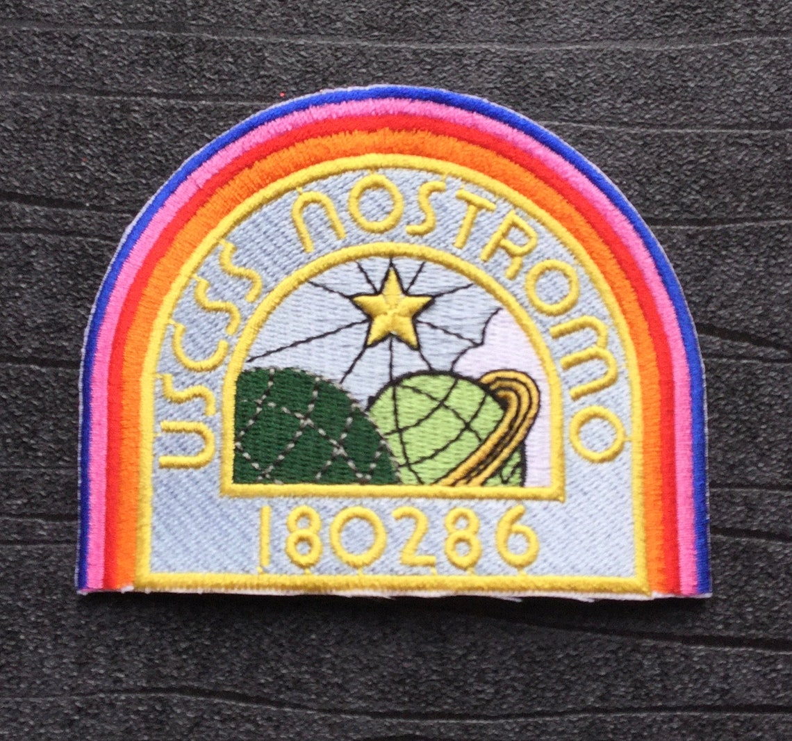 Alien USCSS Nostromo Embroidered Iron on Patch 100mm X 80mm - Etsy