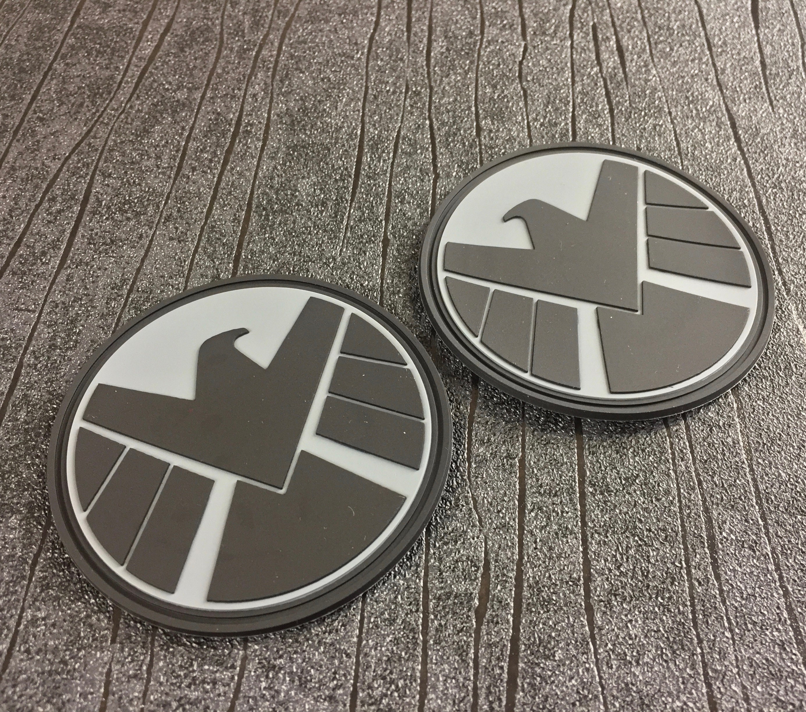 Avengers SHIELD S.H.I.E.L.D 3D PVC Sew on Patches 75mm | Etsy