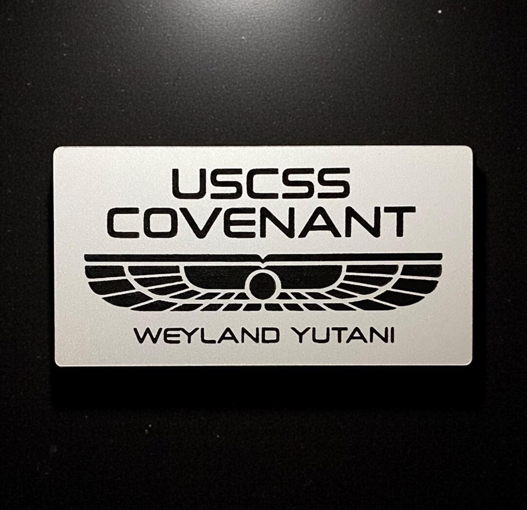 Aliens USCSS Covenant Weyland Yutani Logo Sign. Made From Acrylic ...