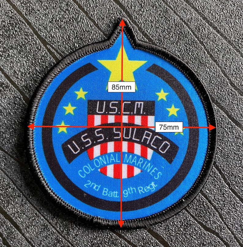 Aliens USS Sulaco US Colonial Marines Iron on Printed Patch. - Etsy