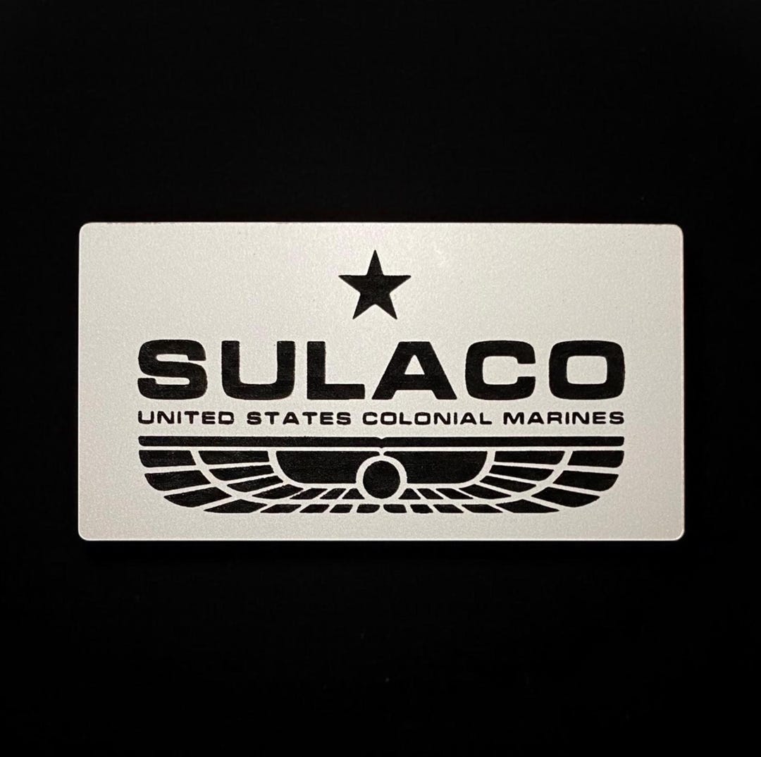 Aliens USS Sulaco USCM Logo Sign. Made From Acrylic: Magnet or Decal ...