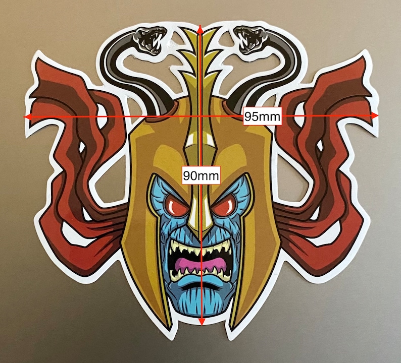 Mumm-ra Evil Bad Guy Villain Fun Cartoon Sticker. Waterproof - Etsy