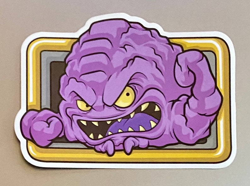 Evil Bad Guy Villains Mumm- Ra and Krang Fun Cartoon Sticker 2 Pack ...