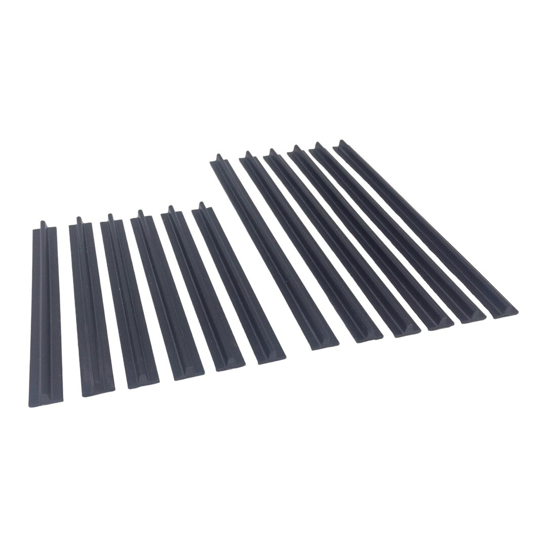 DLT19 Stormtrooper Black PVC Plastic T-track Kit: Sizes 130mm and 190mm ...