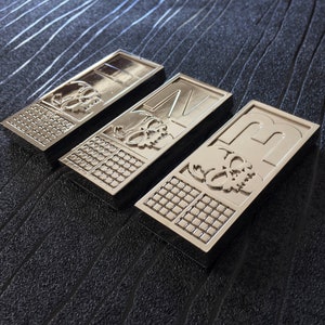 Rogue Trooper Inspired Metal Biochip Set of 3 (helm, Gunnar and Bagman ...