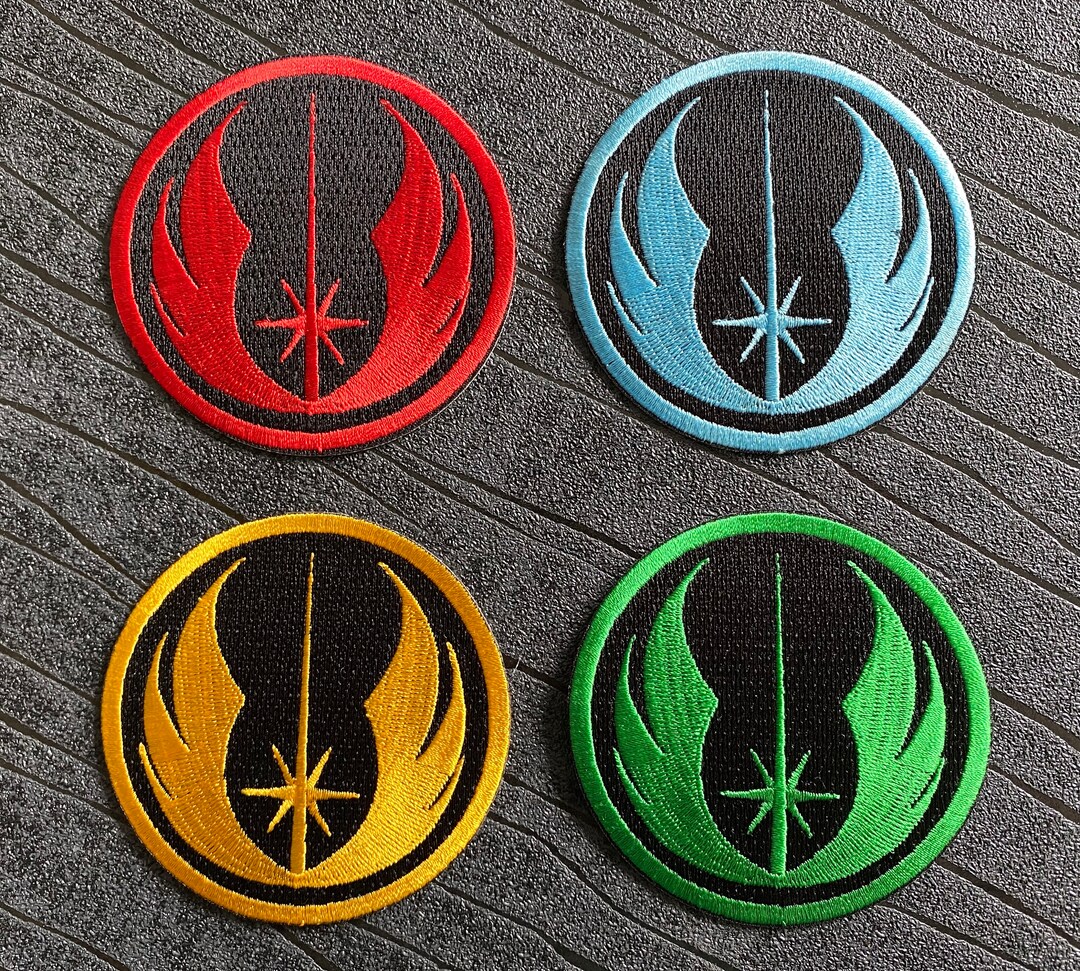 Jedi Order Embroidered Iron on Patch Collection 4 Pack 75mm - Etsy