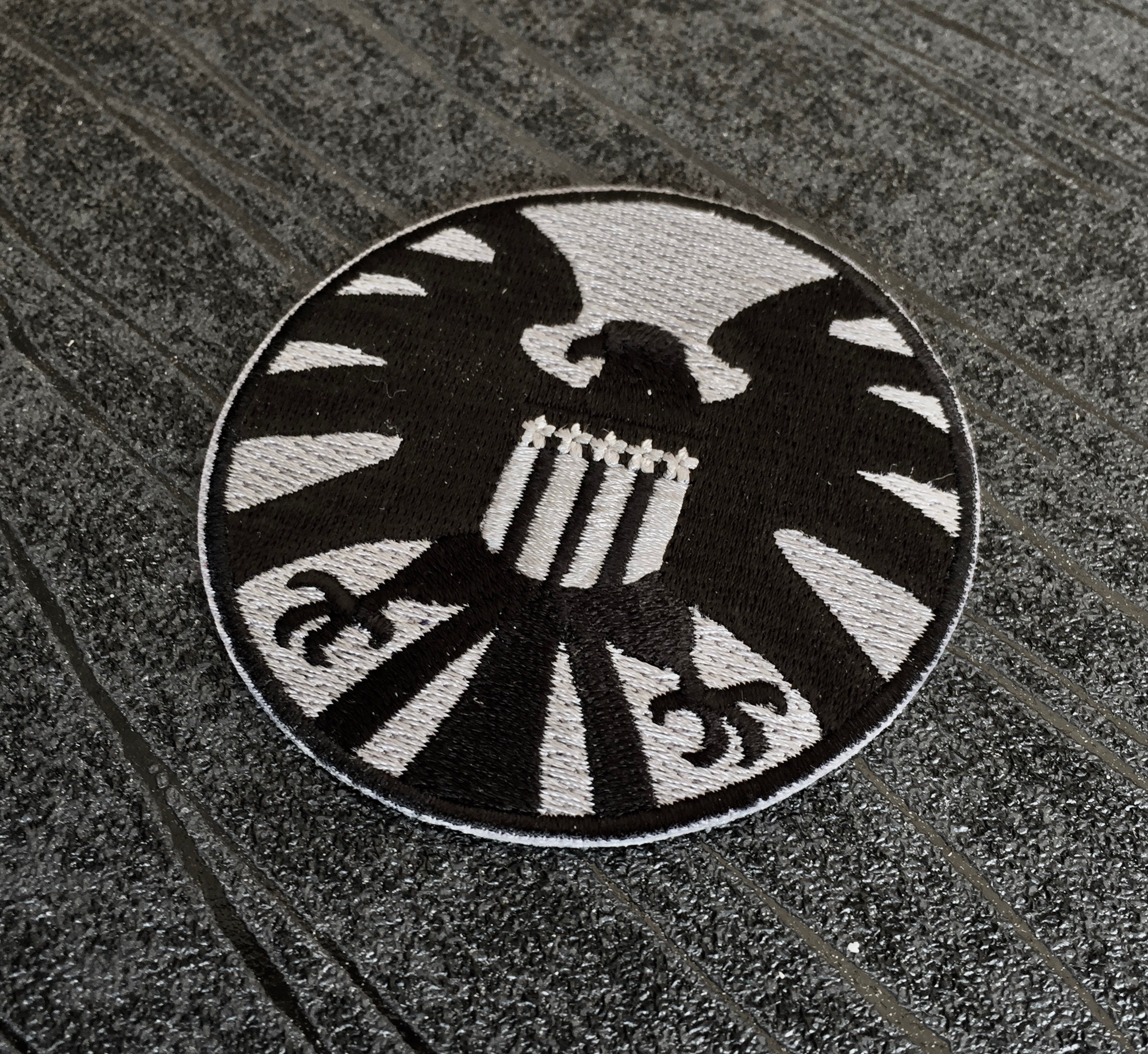 Avengers S.H.I.E.L.D Captain Marvel SHIELD Embroidered Iron on - Etsy UK