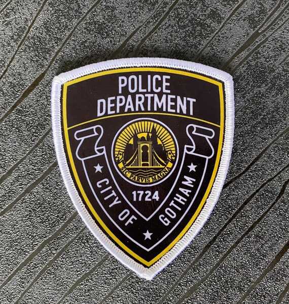 GCPD City of Gotham Printed Iron on Patch for Costume/cosplay. - Etsy