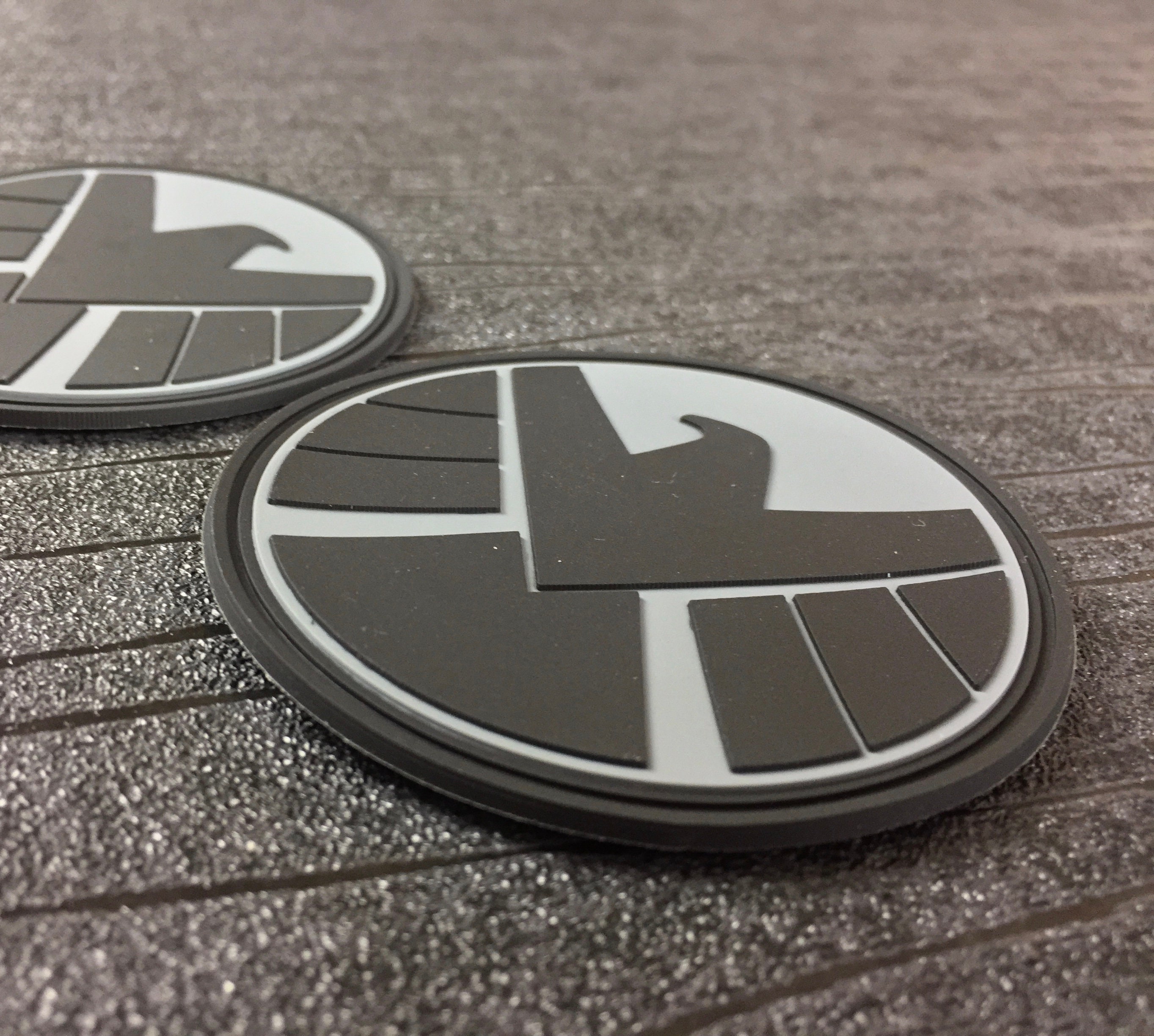 Avengers SHIELD S.H.I.E.L.D 3D PVC Sew on Patches 75mm - Etsy UK