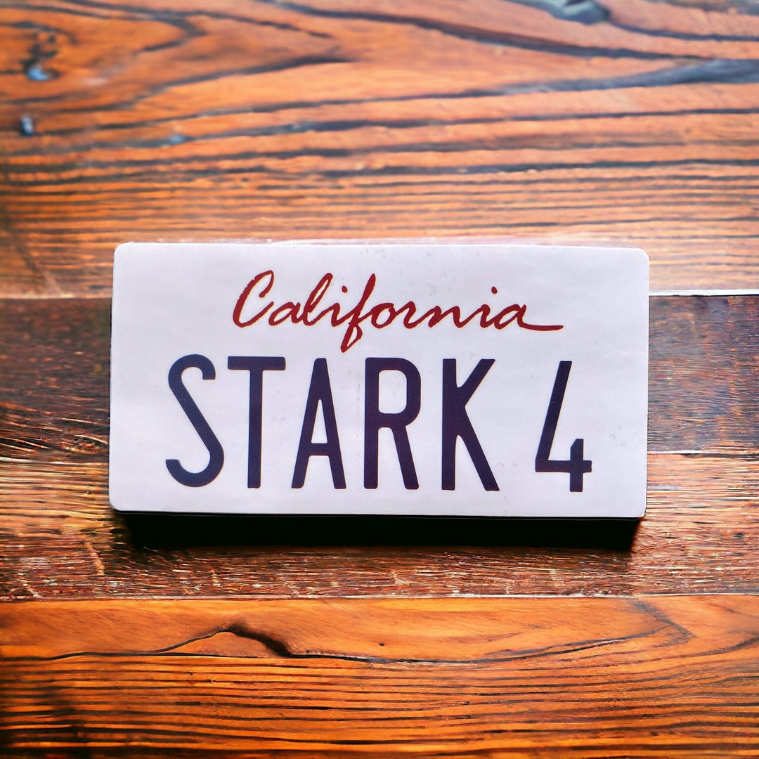 Avengers STARK 4 License Plate S.H.I.E.L.D. Waterproof and UV Resistant ...