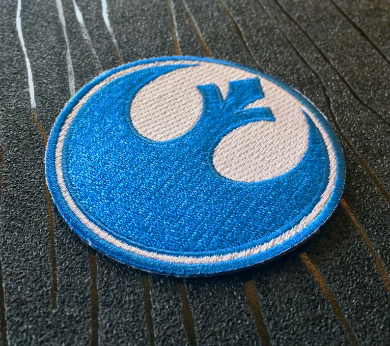 Rebel Alliance Blue Squadron Embroidered Iron on Patch 75mm - Etsy
