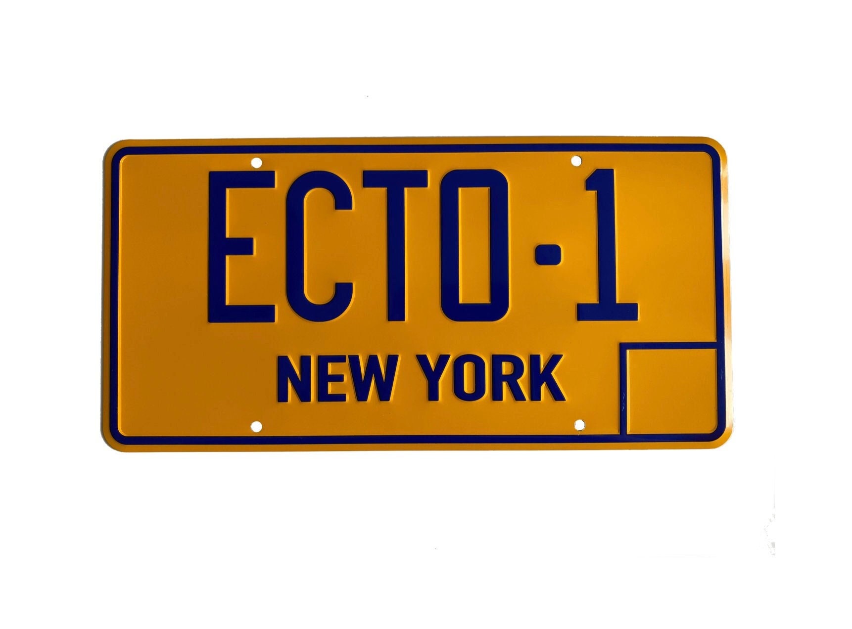 Ghostbusters ECTO-1 New York Prop License Plate 300mm X 150mm - Etsy UK