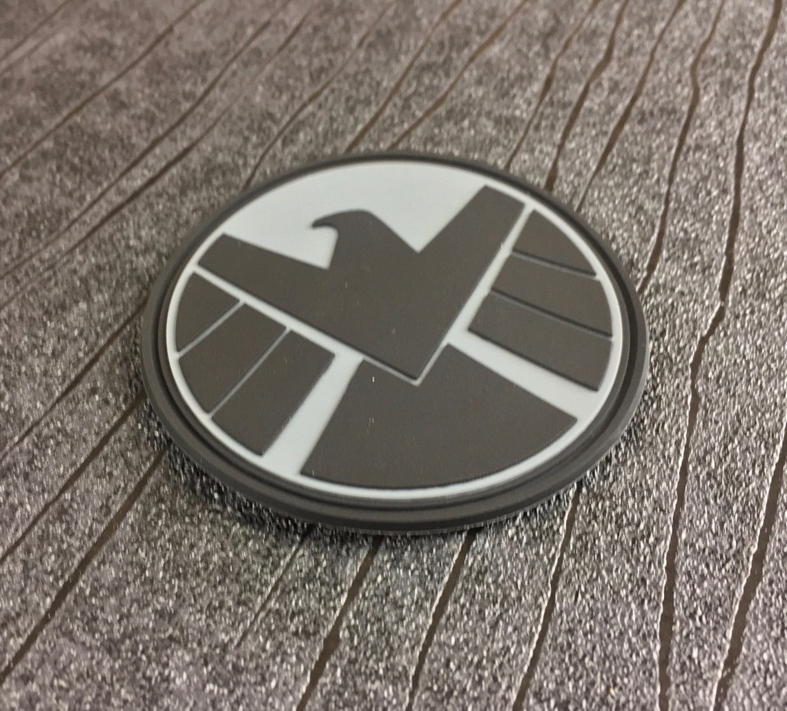 Avengers S.H.I.E.L.D. Black Widow SHIELD Left Hand Side PVC - Etsy