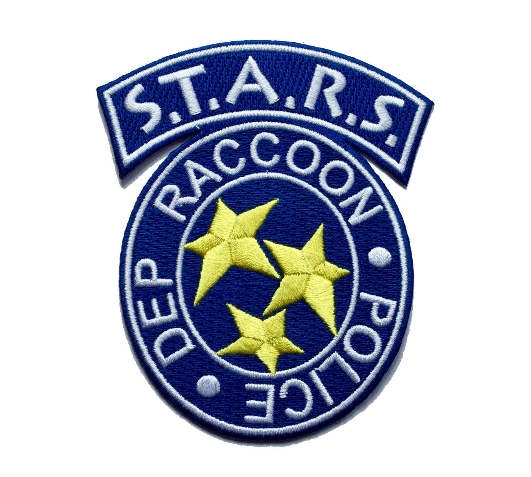 S.T.A.R.S. Raccoon City R.P.D. Iron on Embroidered Patch in Colour Blue ...