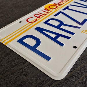 PARZIVAL Ready Player One DeLorean Prop License Plate 300mm x - Etsy 日本